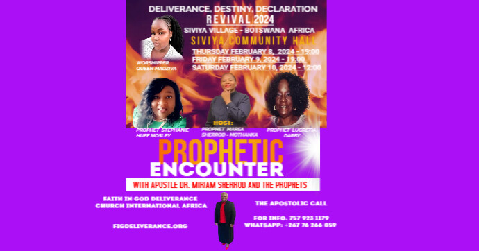 Prophetic Encounter | PosterMyWall
