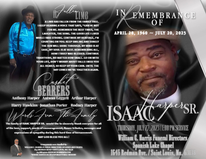 ISAAC HARPER OS | PosterMyWall