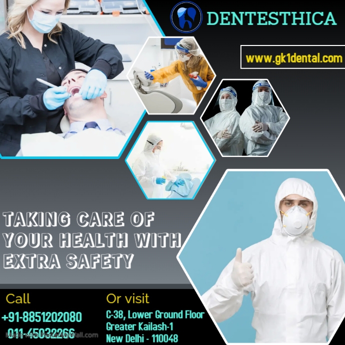 Copy of Taking care with extra safety | PosterMyWall