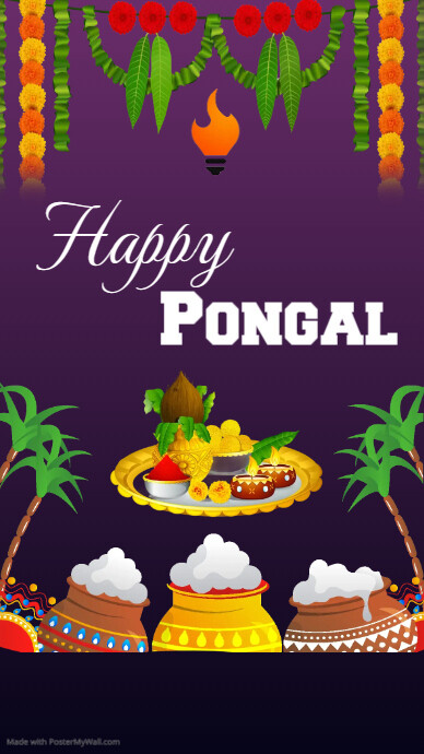 Happy Pongal Flyer Template | PosterMyWall