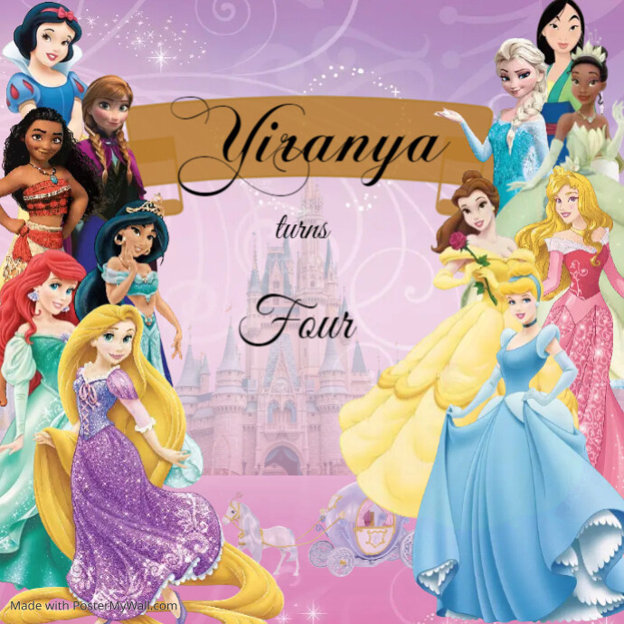 Disney Birthday Invitation Template | PosterMyWall