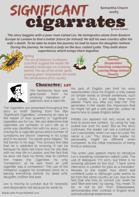 Significant cigarrates | PosterMyWall