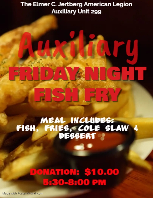 fish fry fried fish flyer | PosterMyWall