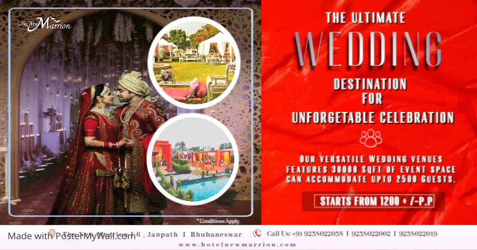Wedding Venue for Hire Ad Facebook Shared Ima | PosterMyWall