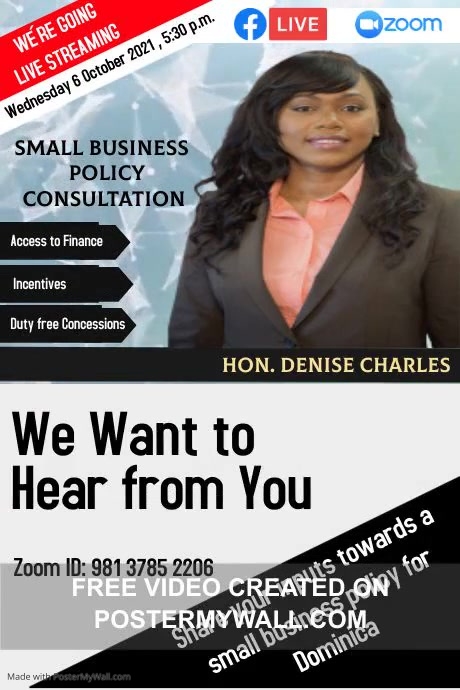 MSME POLICY CONSULTATION POSTER # 2 | PosterMyWall