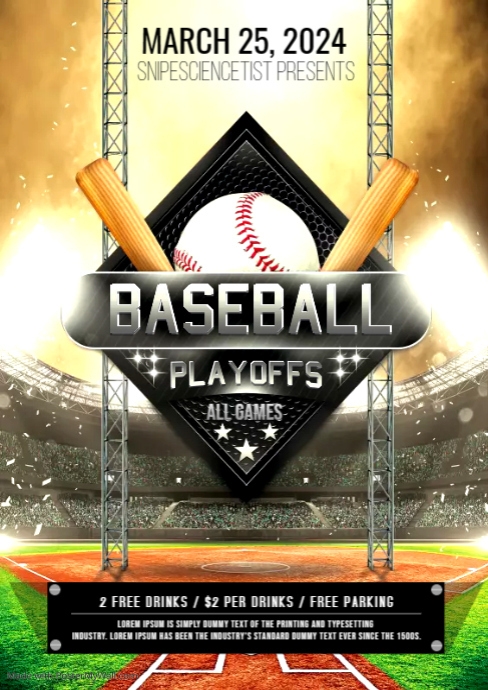 BASEBALL PLAYOFFS | PosterMyWall