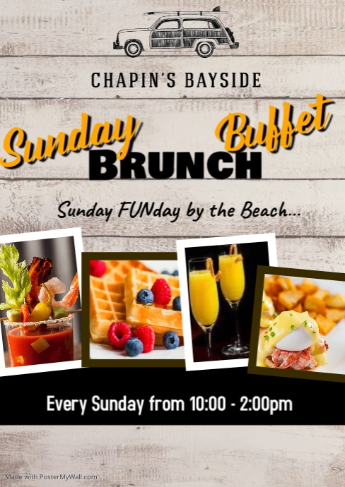 Sunday Brunch Buffet Flyer | PosterMyWall