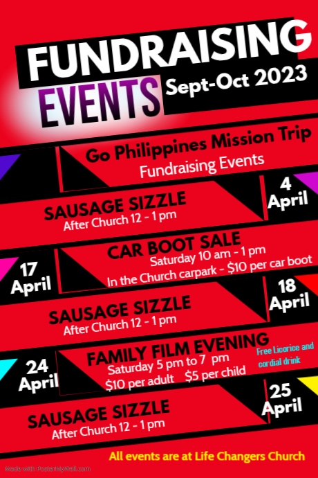 Copy of Upcoming Events Poster Template (1) | PosterMyWall