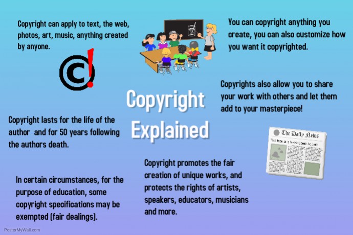 Copyright Poster EDU210 | PosterMyWall