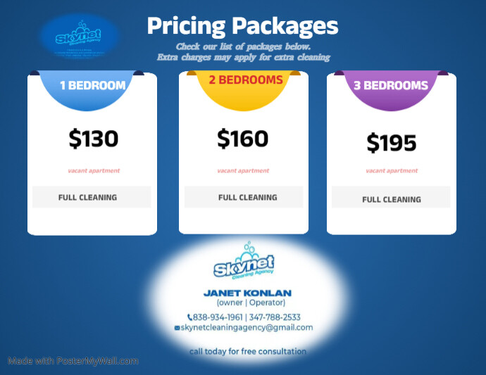 Business Pricing Plan Packages Flyer Design | PosterMyWall