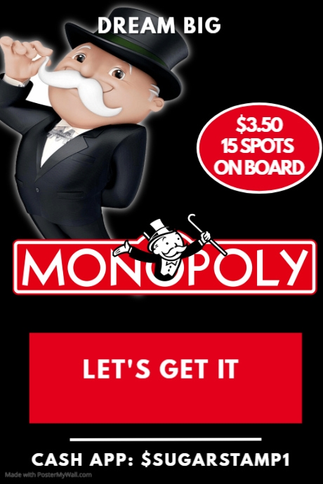 Copy of Copy of Monopoly Tournament Poster | PosterMyWall