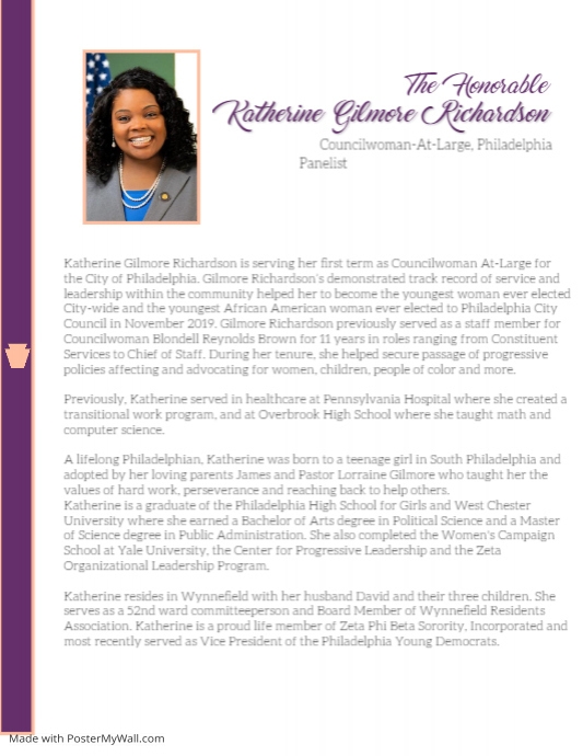 NCNW K Gilmore Richardson | PosterMyWall
