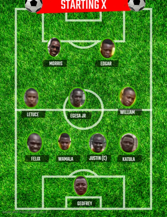 Copy of Starting XI Soccer Flyer | PosterMyWall