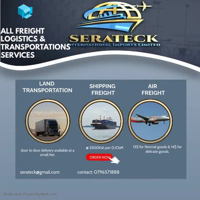 Copy of all freight transportation services | PosterMyWall