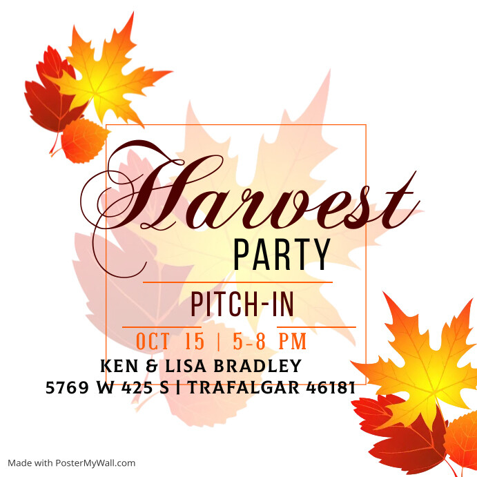 Copy of AUTUMN FALL ad social media TEMPLATE | PosterMyWall