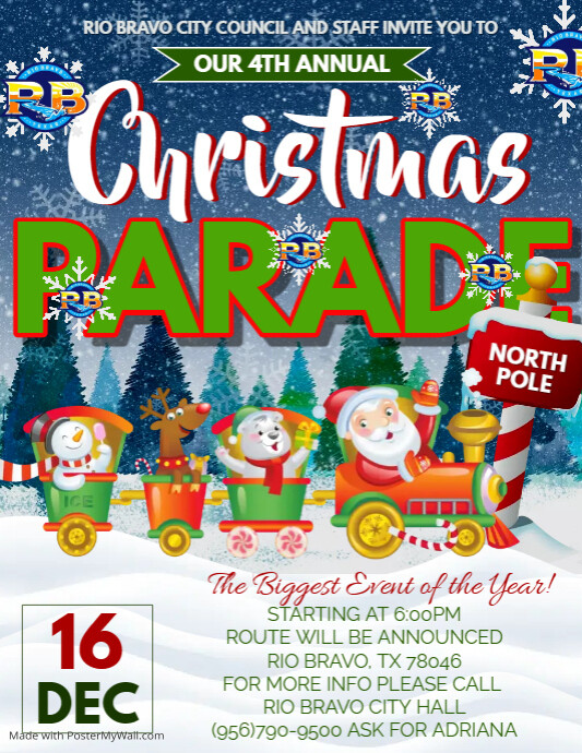 Copy of CHRISTMAS PARADE | PosterMyWall