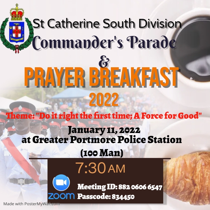 Copy of Church Prayer Breakfast Event Template | PosterMyWall
