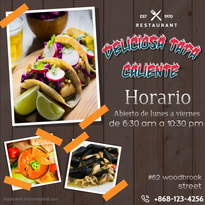 Restaurant Social Media Post | PosterMyWall