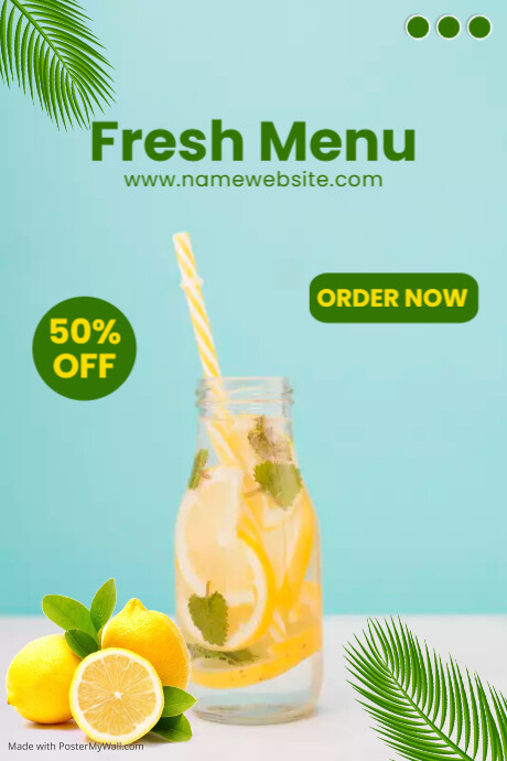 Fresh Drink Poster | PosterMyWall