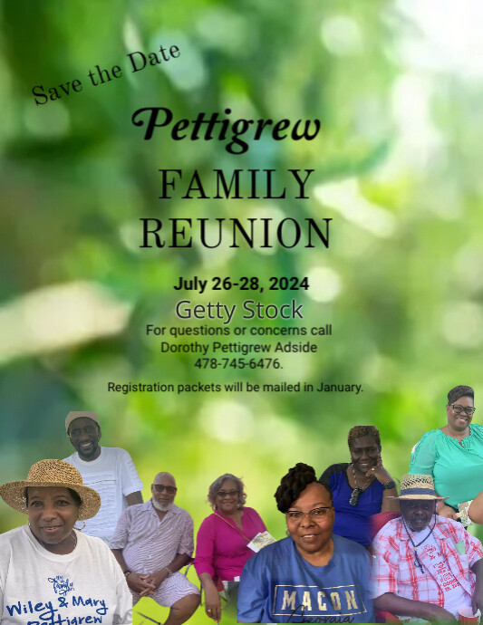 family reunion a4 | PosterMyWall