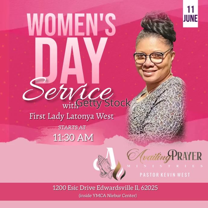 CHURCH women's day event service TEMPLATE | PosterMyWall