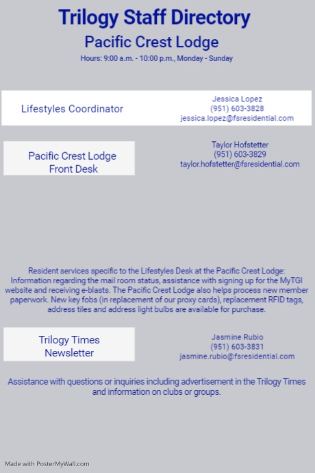 Directory pg. 2 | PosterMyWall