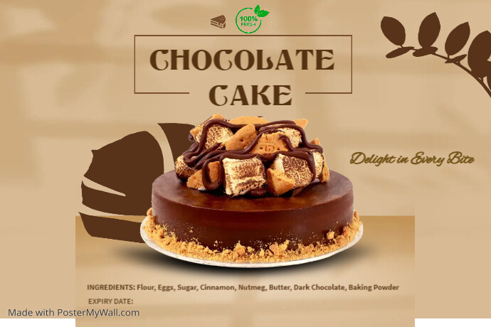 Chocolate Cake Ads | PosterMyWall