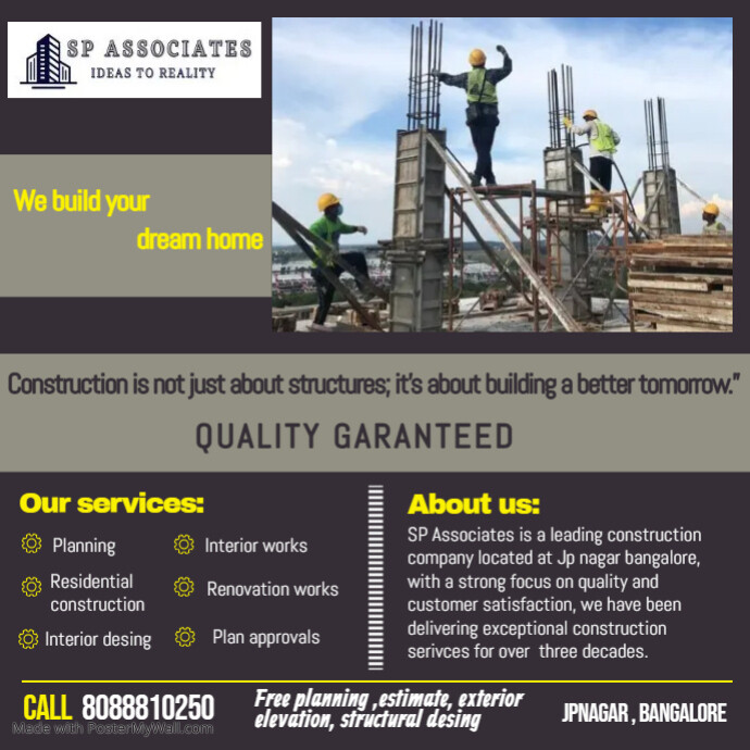 Professional Handyman Services Ad Square Vide | PosterMyWall