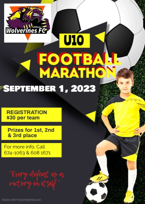 soccer tryouts flyer | PosterMyWall