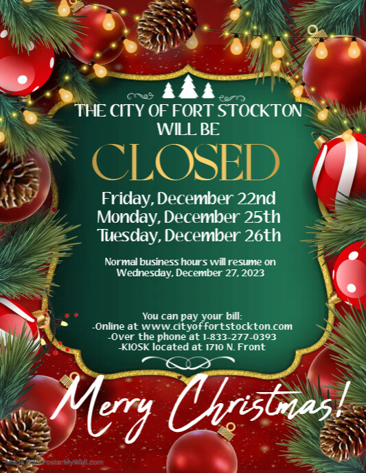 closed for holidays | PosterMyWall