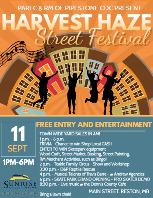 Copy of Harvest Haze 2021 Poster | PosterMyWall