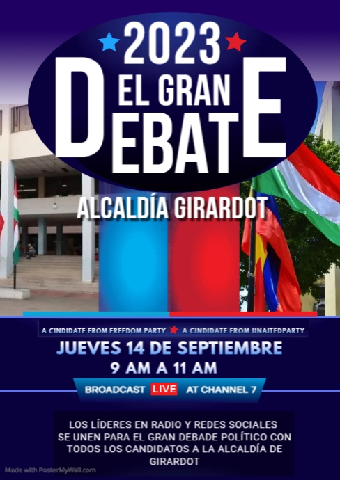 Copy of election campaign poster | PosterMyWall