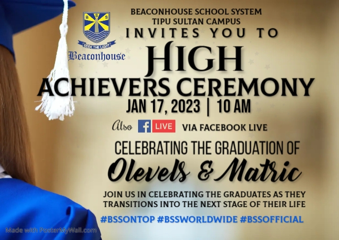 Virtual School Graduation Celebration | PosterMyWall