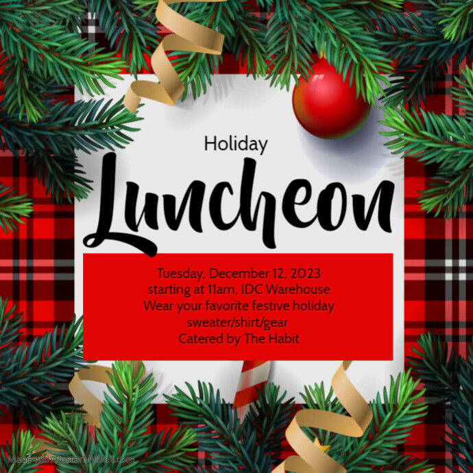 Holiday Luncheon | PosterMyWall