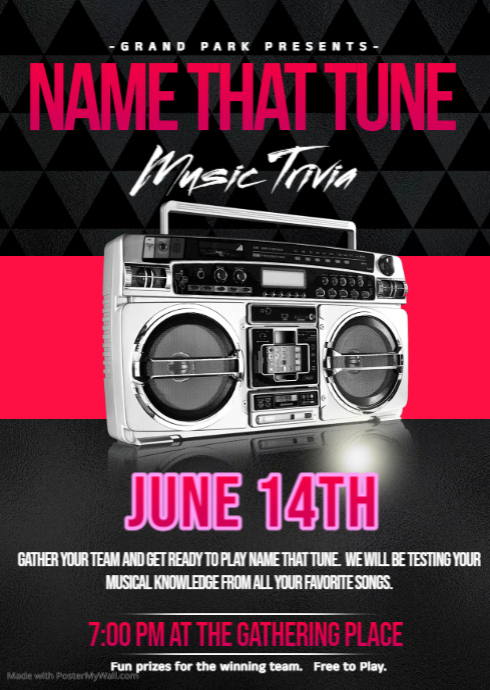 FUTUR BOOMBOX Flyer Template (1) | PosterMyWall