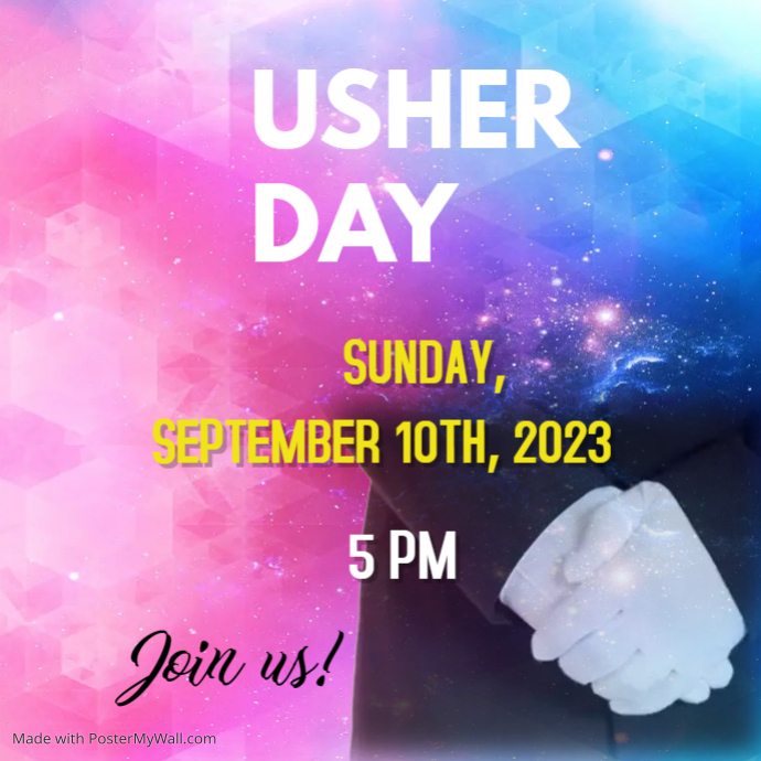 Copy of USHER RECRUITMENT FLYER | PosterMyWall