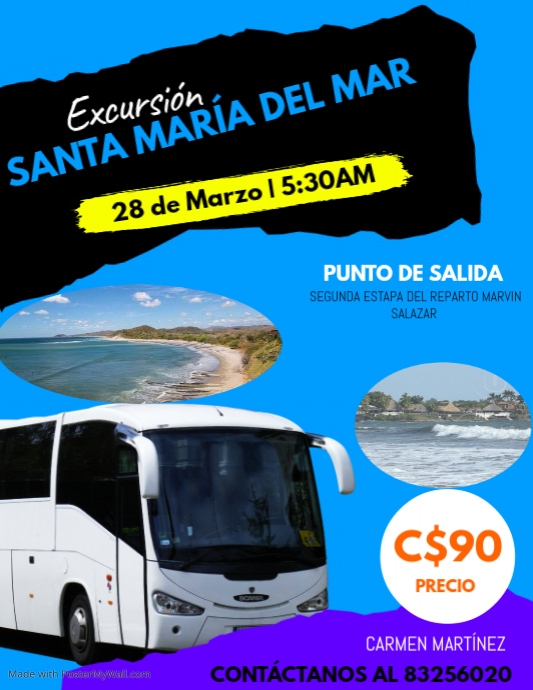 Copia de Bus Trip Flyer | PosterMyWall