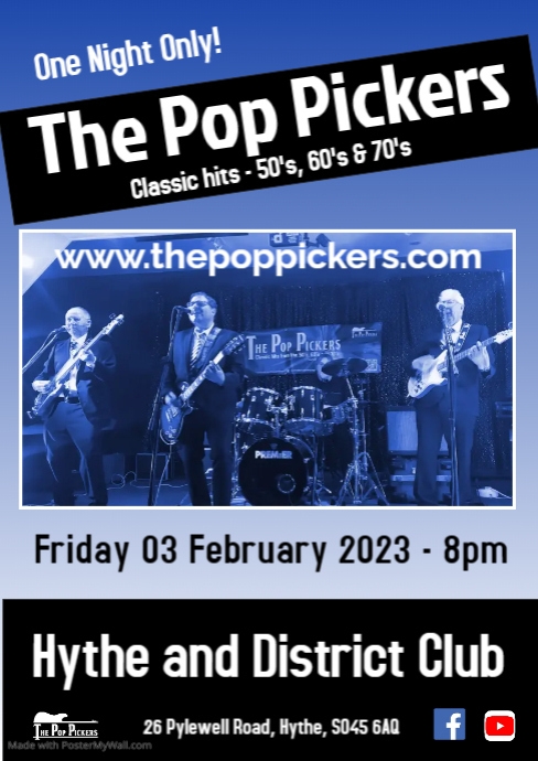 Hythe Club - 2 Jun 23 | PosterMyWall