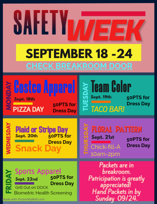Spirit Week Flyer | PosterMyWall