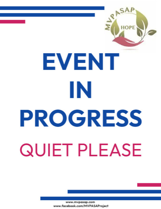 Copy of Event in progress sign | PosterMyWall