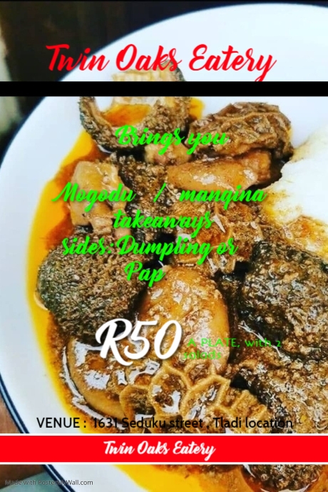 mogodu monday | PosterMyWall