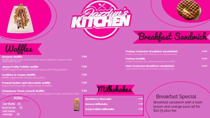 Modern Menu (1) | PosterMyWall