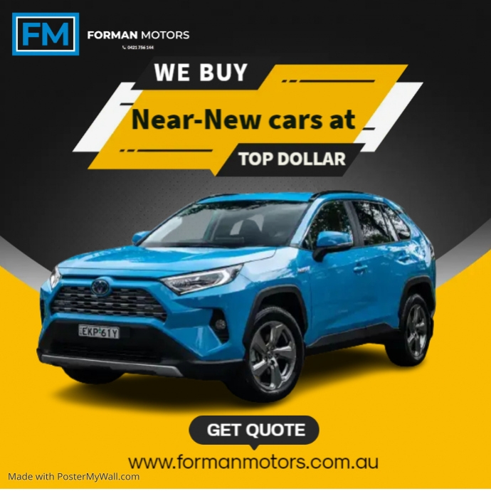 Copy of Yellow Car Ads | PosterMyWall