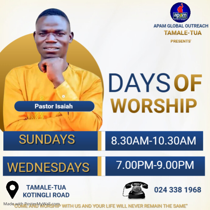 church mid week activities | PosterMyWall