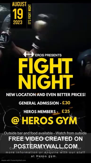 fight night | PosterMyWall