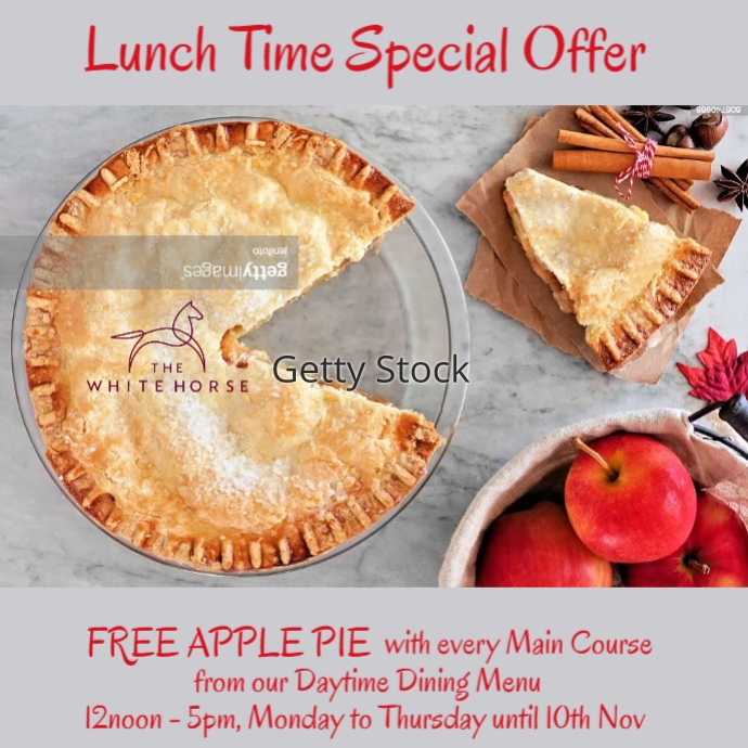 Apple Pie Offer | PosterMyWall