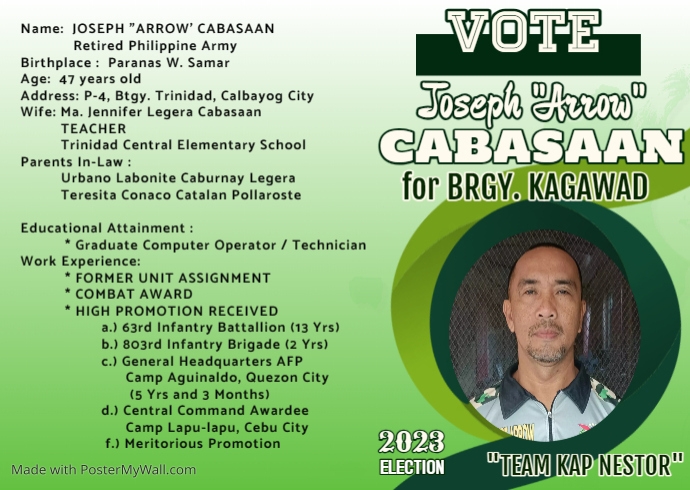 Election Campaign Post Card Design | PosterMyWall