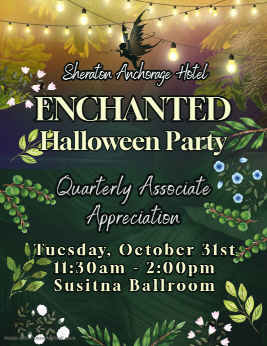Copy of Enchanted Forest Prom Night Template | PosterMyWall