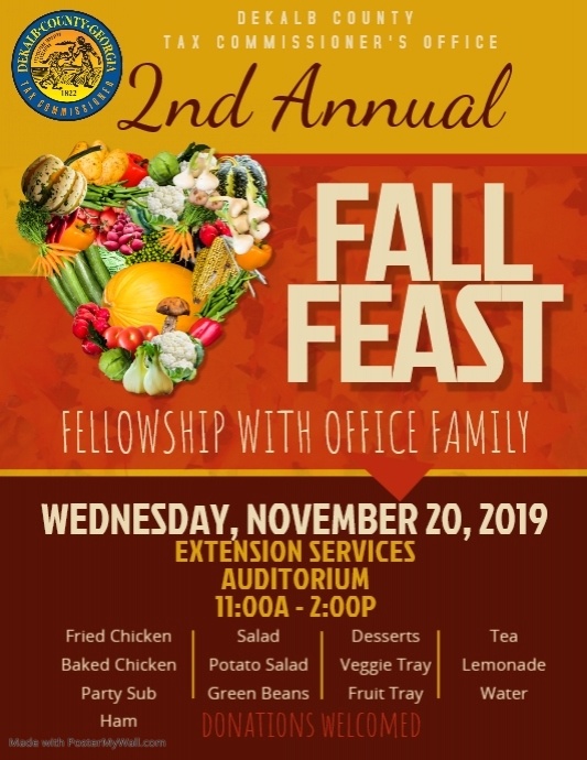Copy of Fall Feast Flyer | PosterMyWall