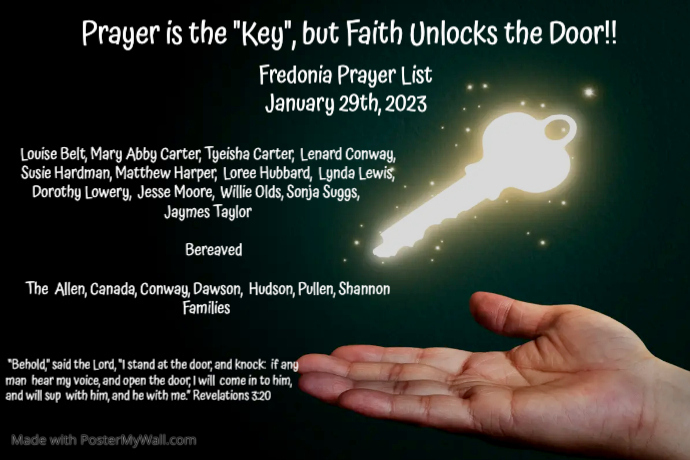 Copy of Prayer is Key 1/2023 | PosterMyWall